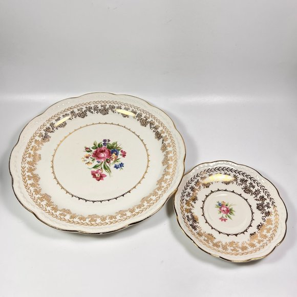 Stetson China Company | Dining | Vtg Stetson Dinner Plate Saucer ...